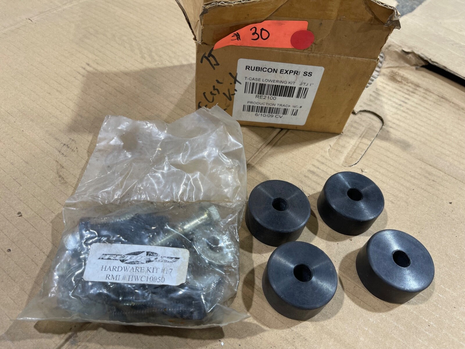 87-02 Wrangler Rubicon Express RE2100 Transfer Case Lowering Kit MISSI ...